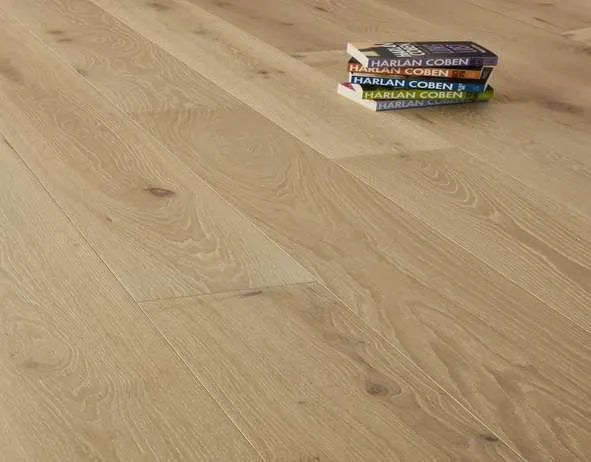 Oak Engineered Ice White Brushed and UV Oiled — Earth Wood & Stone
